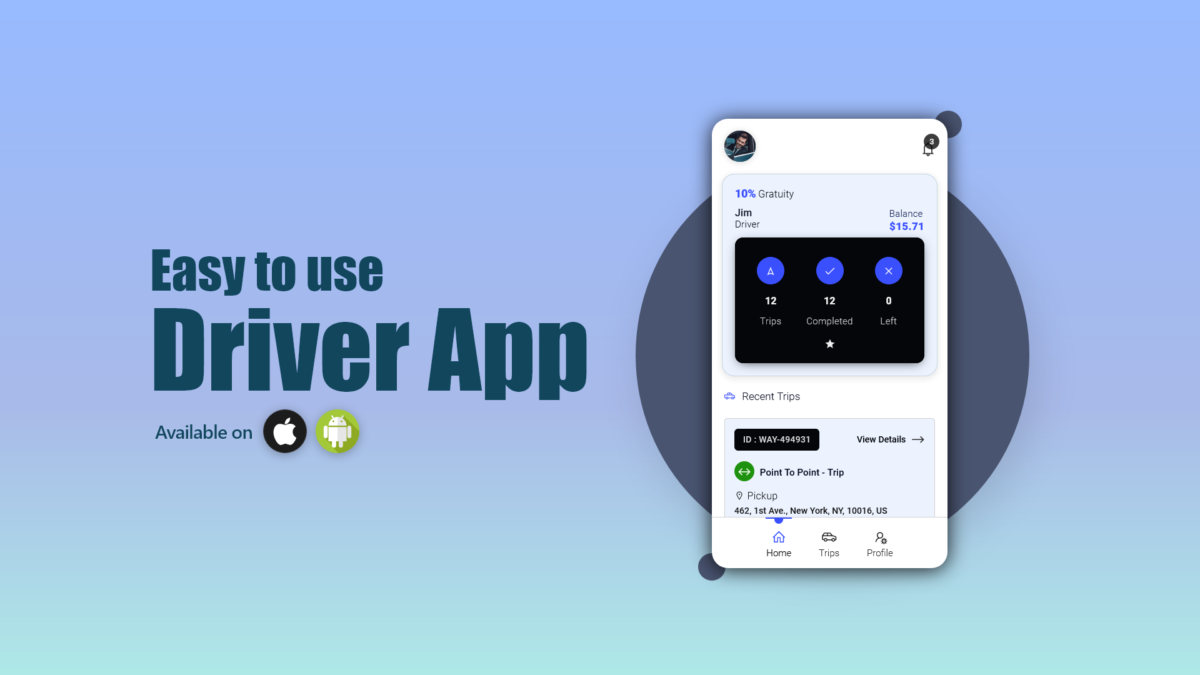 Driver App – Limostack