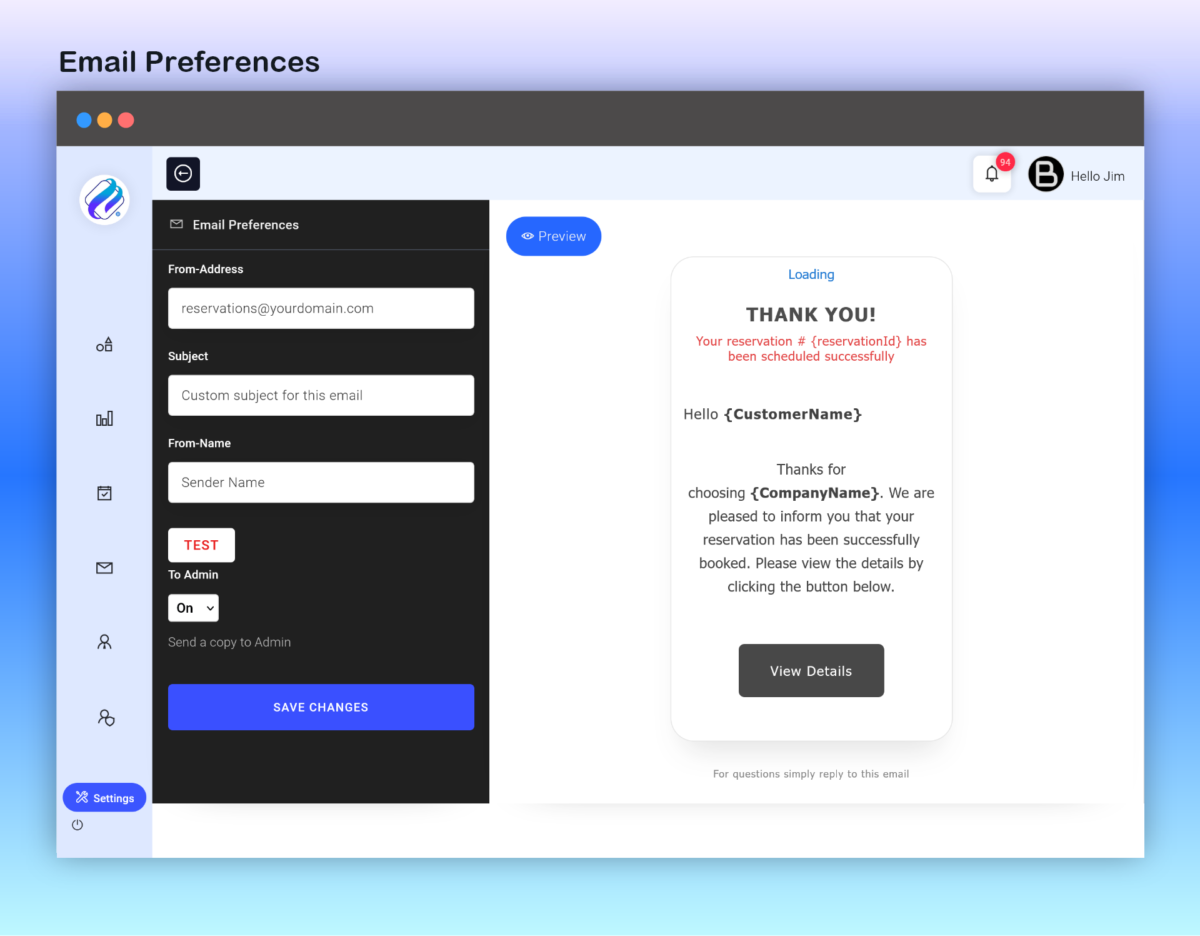 Dashboard – Limostack